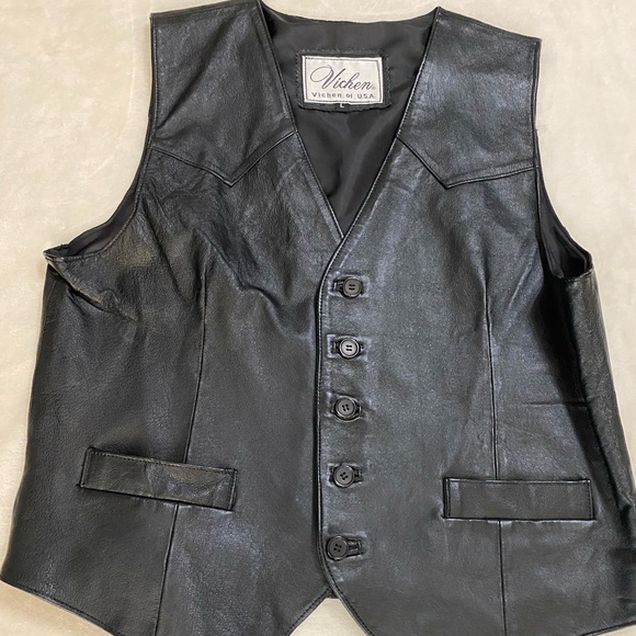Vichen | Jackets & Coats | Mens Vichen Leather Vest | Poshmark